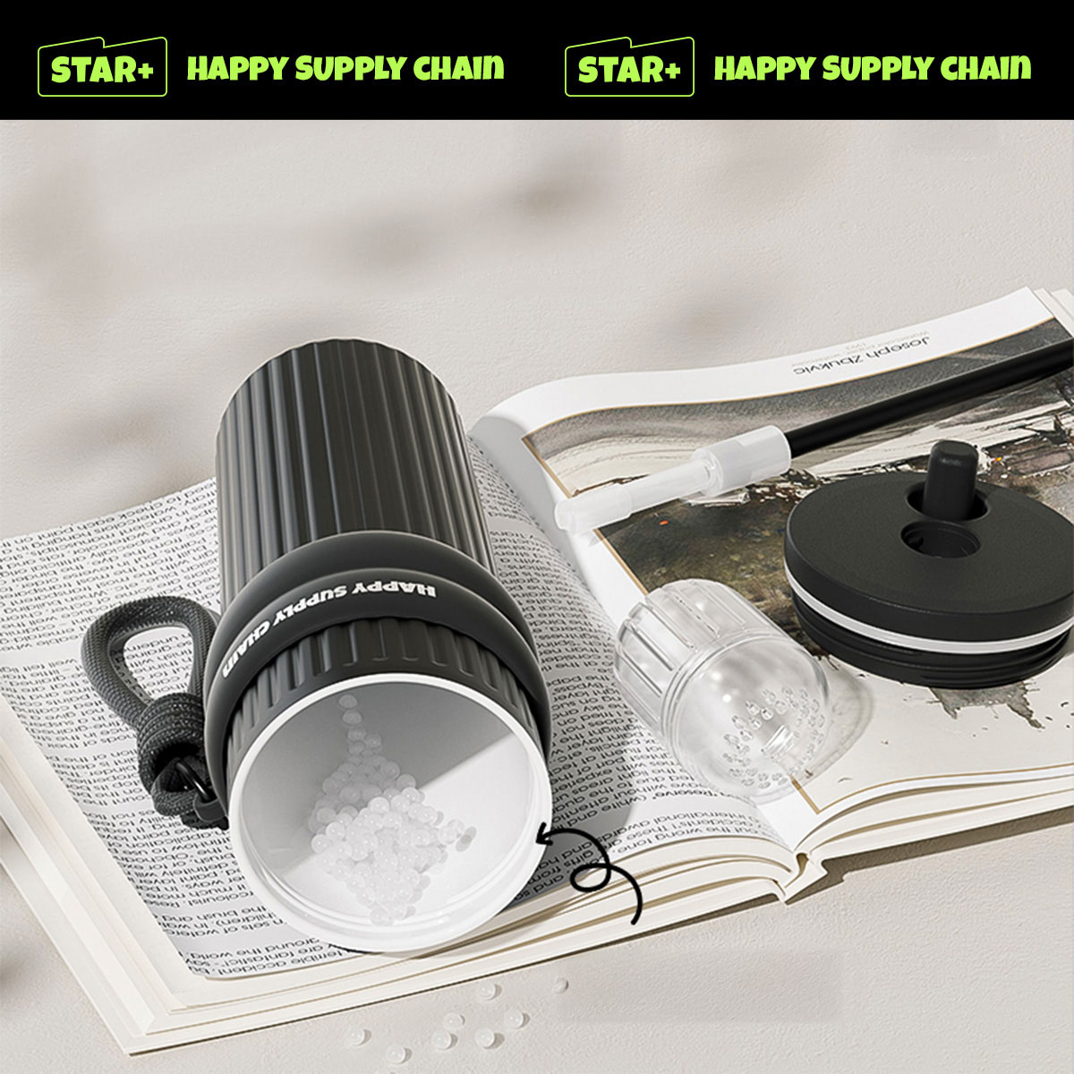 STARPLUS แก้วน้ำเก็บอุณหภูมิ ขนาด 710ml (ของแท้) มีที่กรองใบชา ถอดล้างทำความสะอาดง่าย | Shopee ...