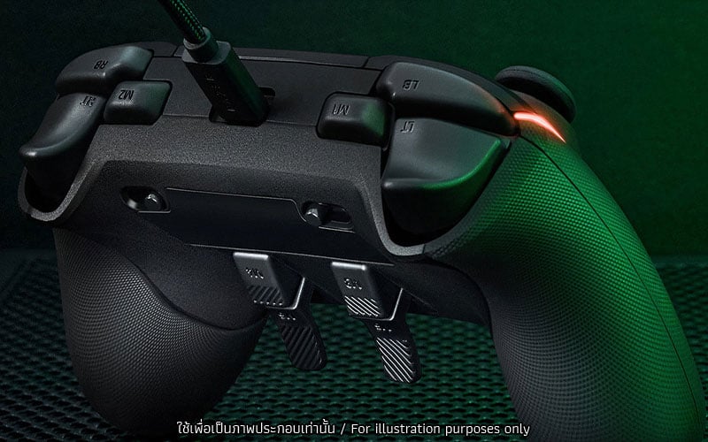 CONTROLLER (อุปกรณ์ควบคุมคำสั่ง) RAZER WOLVERINE V2 CHROMA (WHITE ...