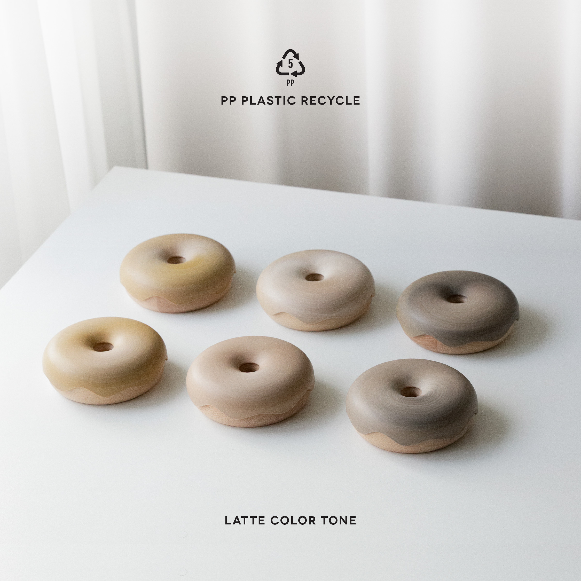 Pana Objects Bruno: Doughnut Storage Box กล่อง Doughnut ไม้สุดน่ารัก | Shopee Thailand