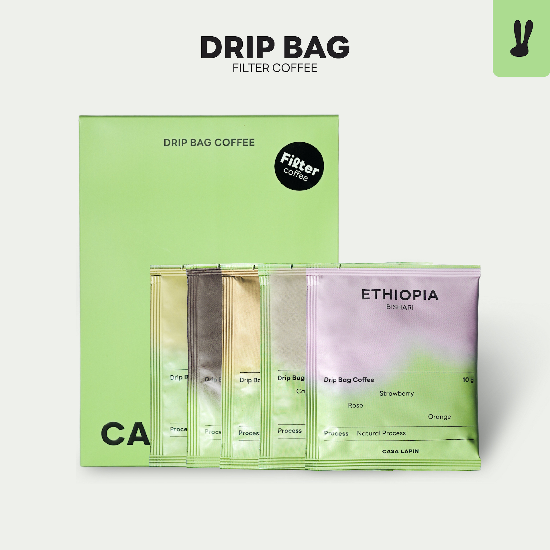 Drip Bag Coffee Box (Mixed 5 flavors) l กาแฟดริป l กาแฟดริปแบบซองคละ ...