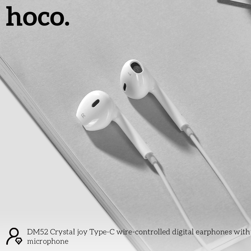 หูฟัง HOCO DM52 หูฟังสมอลทอร์ค สำหรับ Aux 3.5 mm./Type-C/iOS มีไมโครโฟน ...
