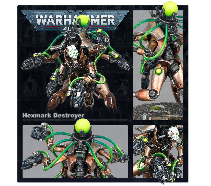 [GW พร้อมส่ง] WARHAMMER 40K :NECRONS: HEXMARK DESTROYER โมเดลเกมสนาม ...