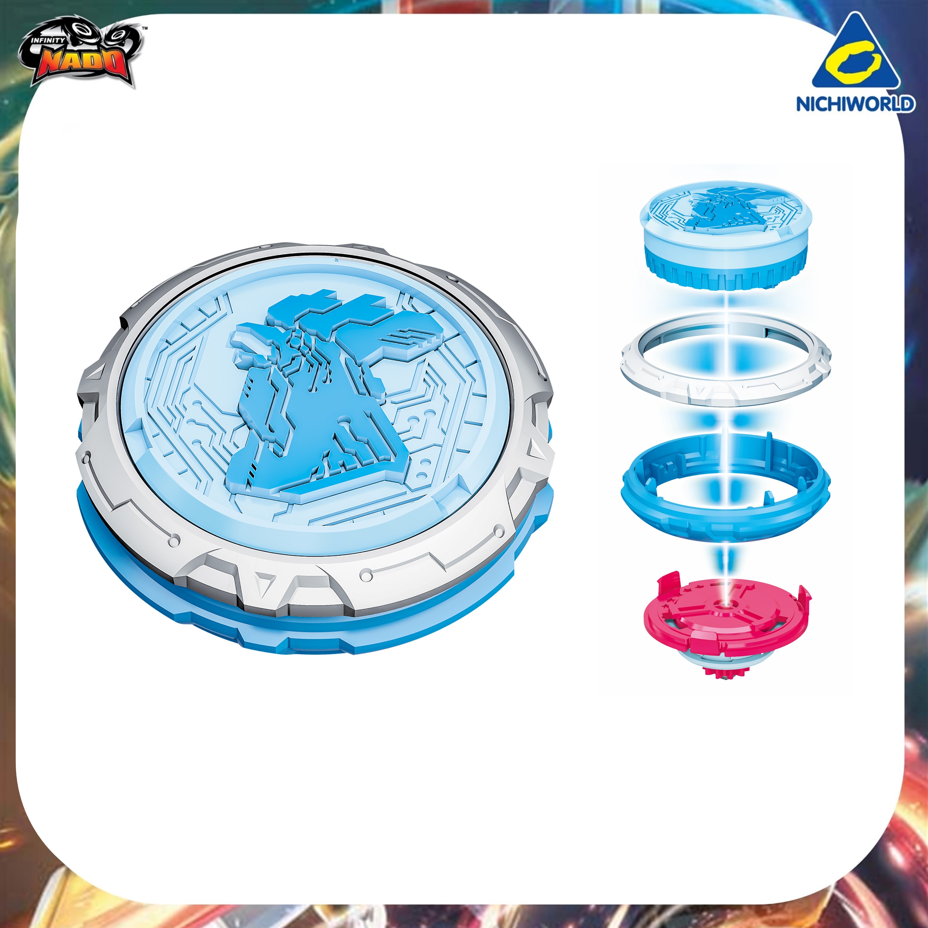 Infinity Nado 6 Starter Pack - Gold Warrior Phoenix ของเล่นลูกข่างนาโด ...