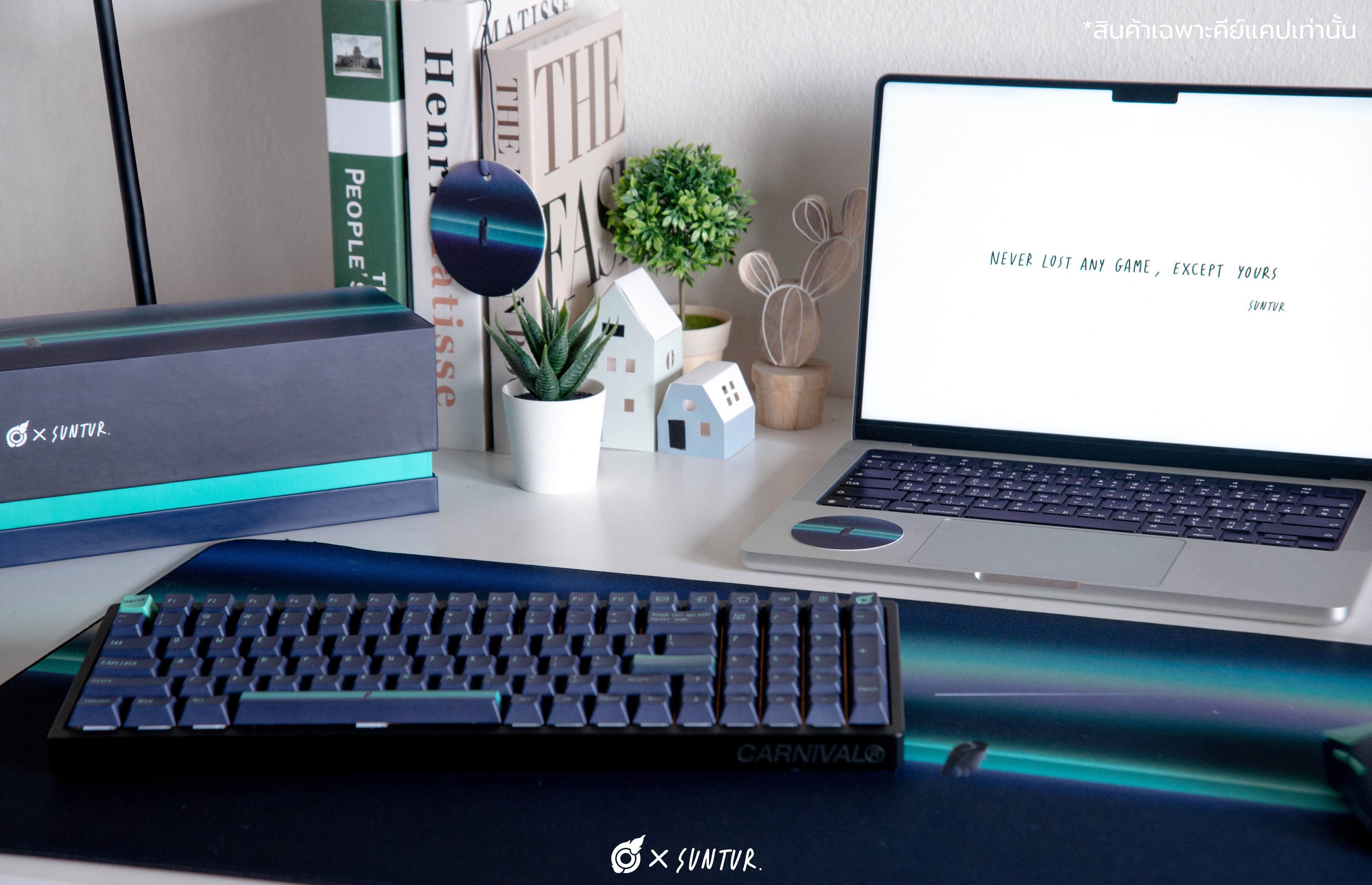 Loga PBT Dyesub keycap set : Suntur Edition (EN) คีย์แคป 141 คีย์ ...
