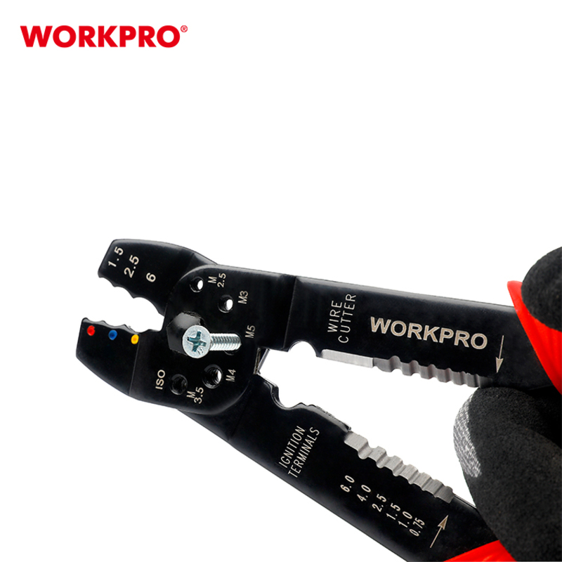 WORKPRO คีมย้ำสายไฟ ขนาด 200 มม.รุ่น WP291001 | Shopee Thailand