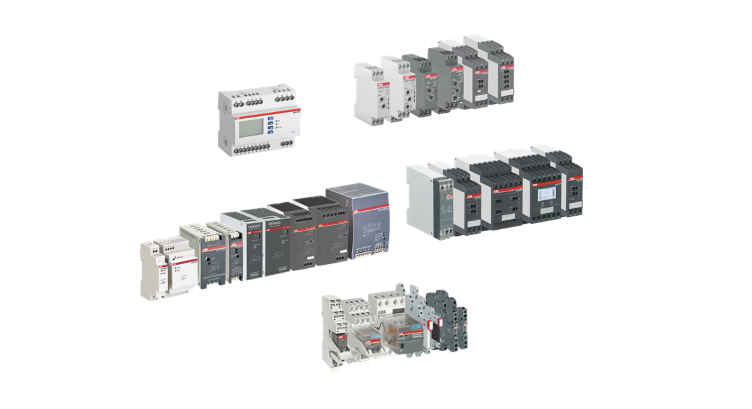 ABB รีเลย์ตรวจวัดอุณหภูมิ CM-MSS.33S 2C/O 110-130VAC, 220-240VAC Monitoring Relays ...