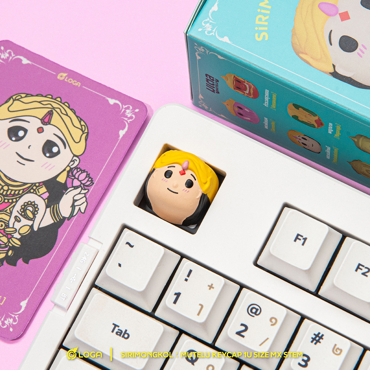 LOGA Mutelu keycaps series : กล่องจุ่มคีย์แคปมูเตลู | Shopee Thailand