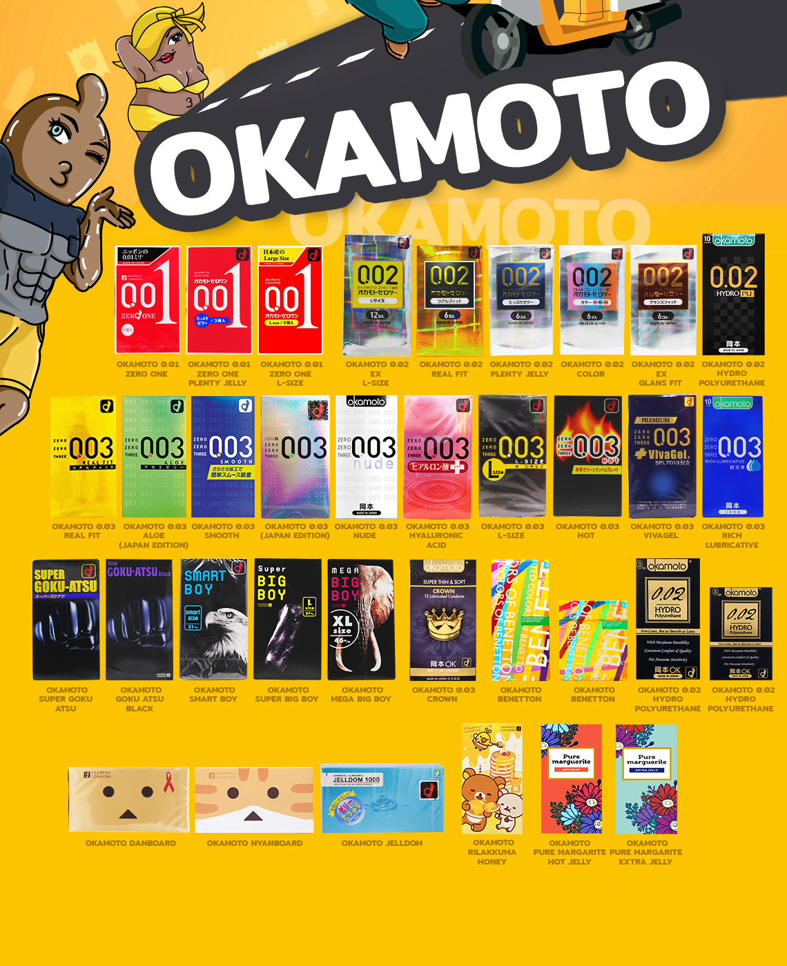 Okamoto 002 Ex Real Fit ถุงยางอนามัย บางพิเศษ ฟิตกระชับเข้ารูป หัวใหญ่ ขนาด 52 มม. บรรจุ 1 กล่อง ...
