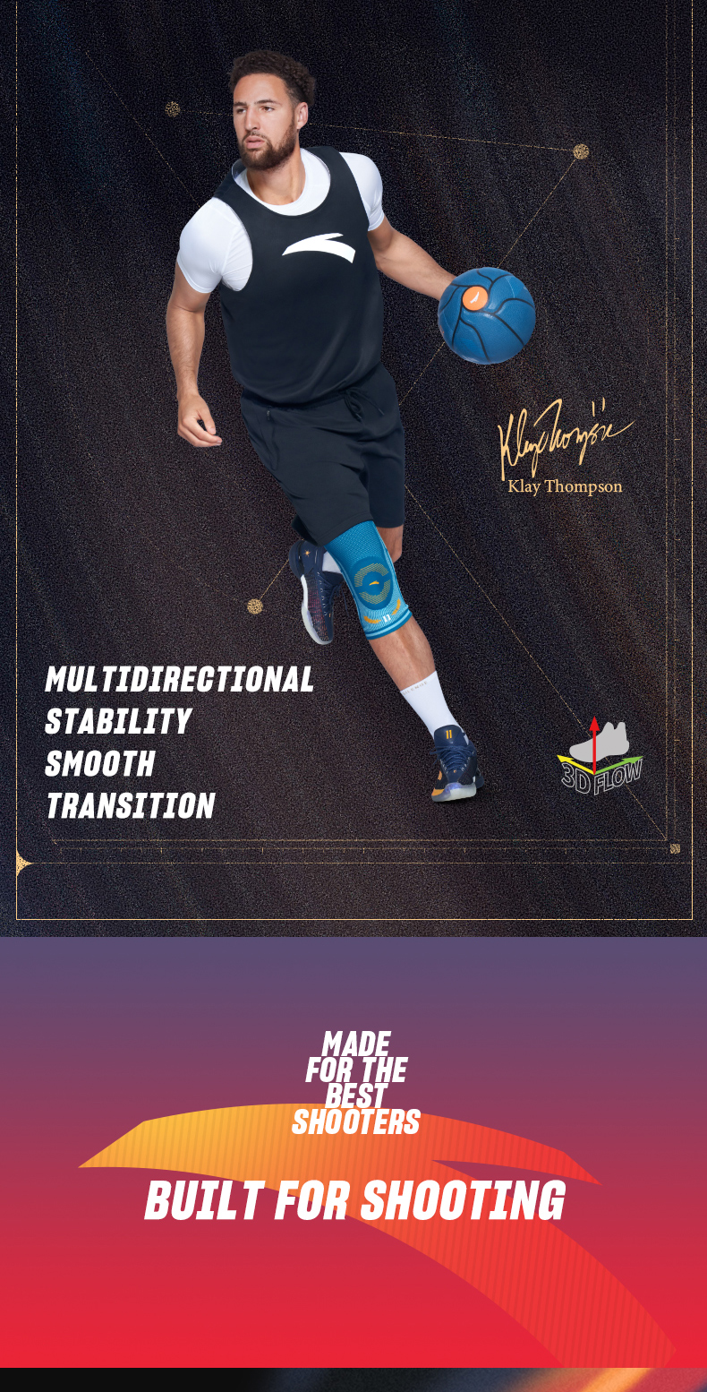 ANTA KT9 Klay Thompson รองเท้าบาสเกตบอลผู้ชาย Nitroedge รองเท้าบาสเก็ต ...