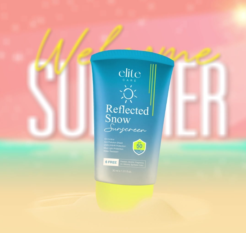 ELITE CARE - Reflected Snow Sunscreen (30ml.) อีลิท แคร์ รีเฟลค สโนว ซันสกรีน ครีม กันแดด ...