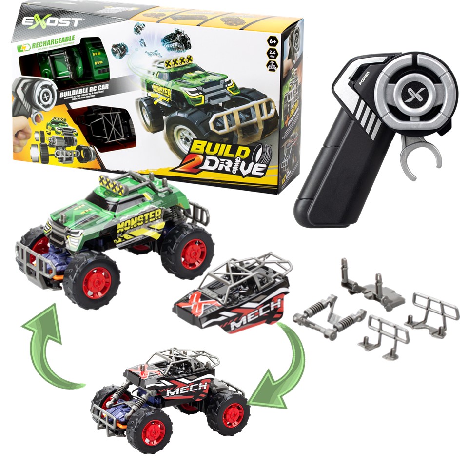 Silverlit EXOST BUILD 2 DRIVE - MIGHTY CRAWLER รถบังคับเอ็กซอสบิ้วทูดราฝรถขาลุยจอมพลัง รหัส ...
