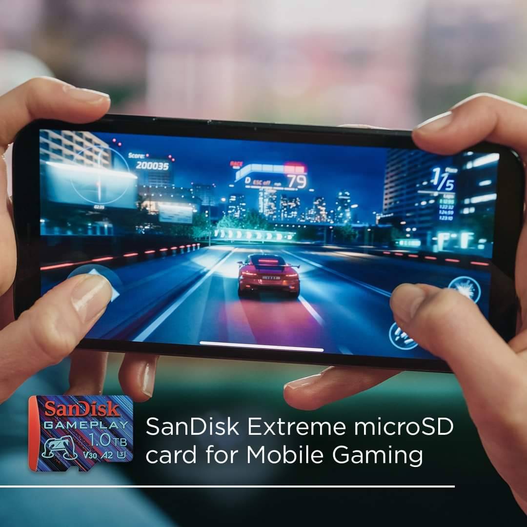 SanDisk GamePlay microSD card Mobile Gaming, microSDXC 256GB,512GB ,1TB V30 SDSQXAV ประกัน life ...