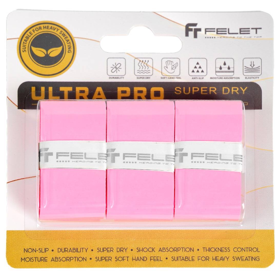 FELET พันด้าม (แบบบาง) แพ็ค 3 ชิ้น รุ่น ULTRA PRO OVER GRIP | Shopee ...