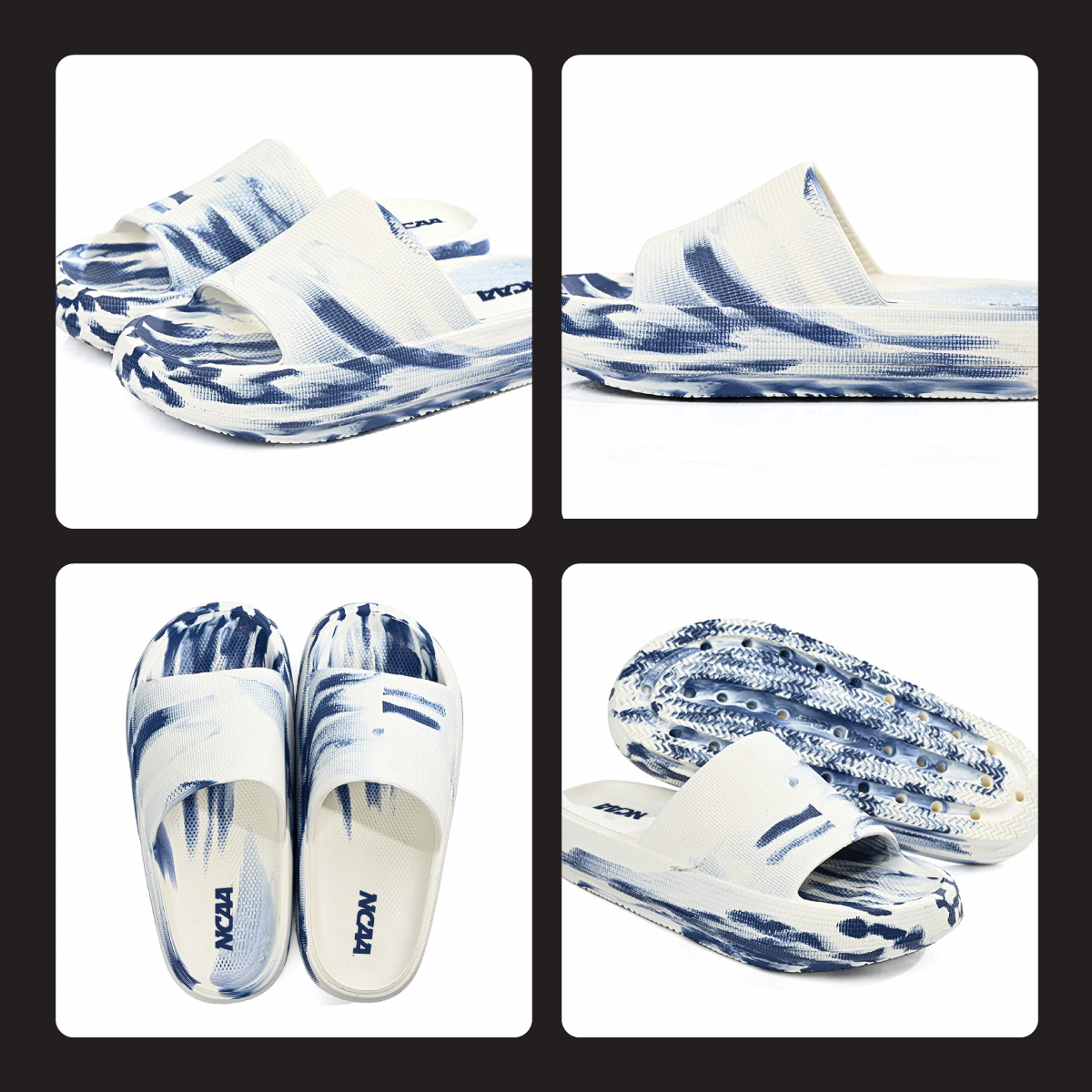 NCAA Slippers unisex รองเท้าแตะ EVA 100% สีน้ำเงิน ,ดำ 74257626 ...