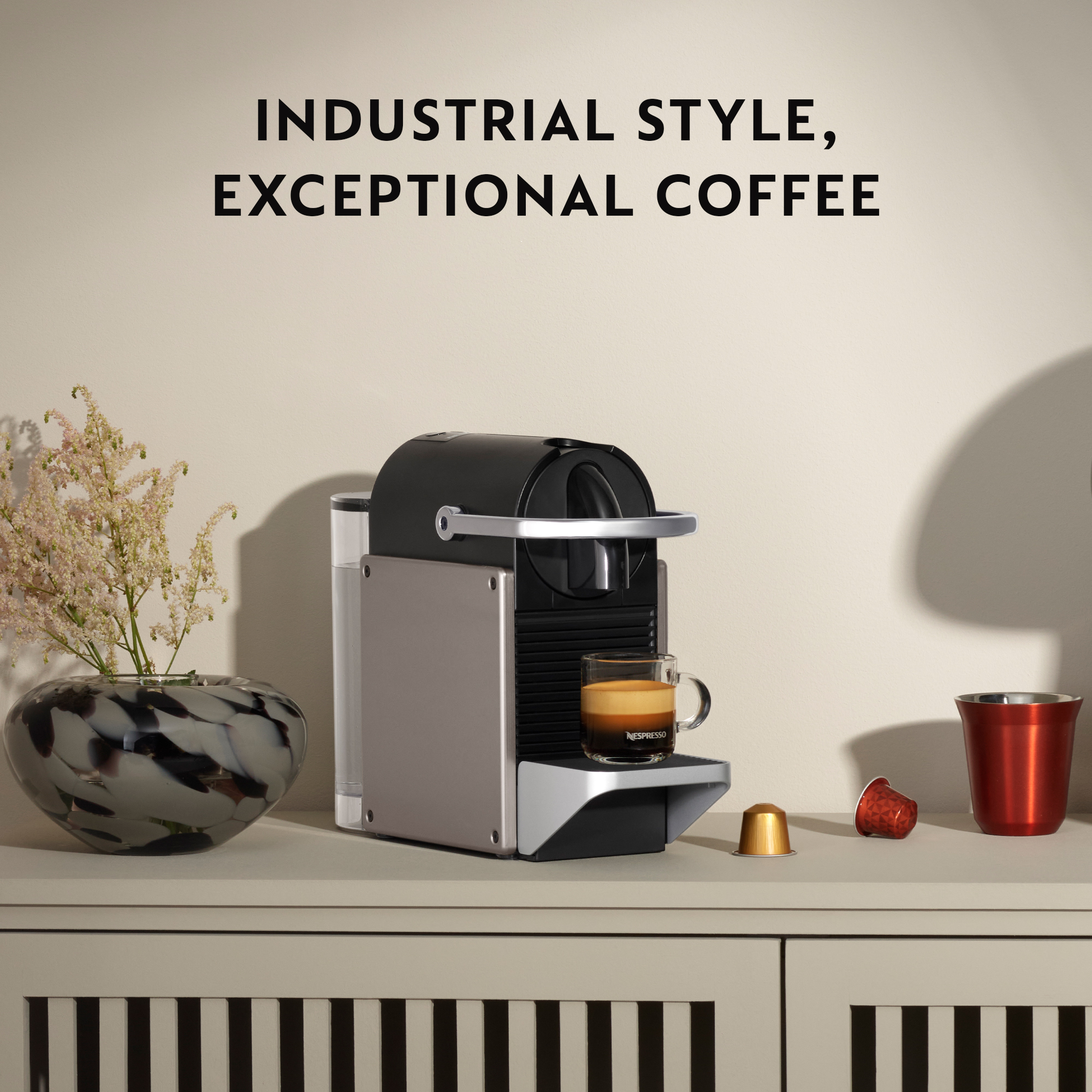 Nespresso เครื่องชงกาแฟ Pixie Titan (Redesign) | Shopee Thailand