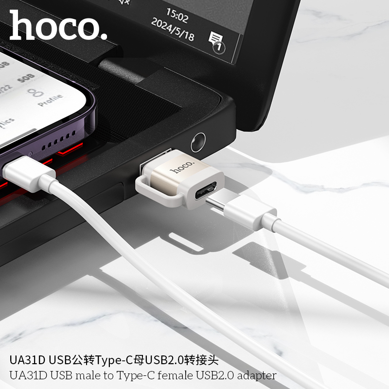 HOCO UA31 ตัวแปลง Adapter OTG อะแดปเตอร์ iOS to USB / iOS to Type-C ...