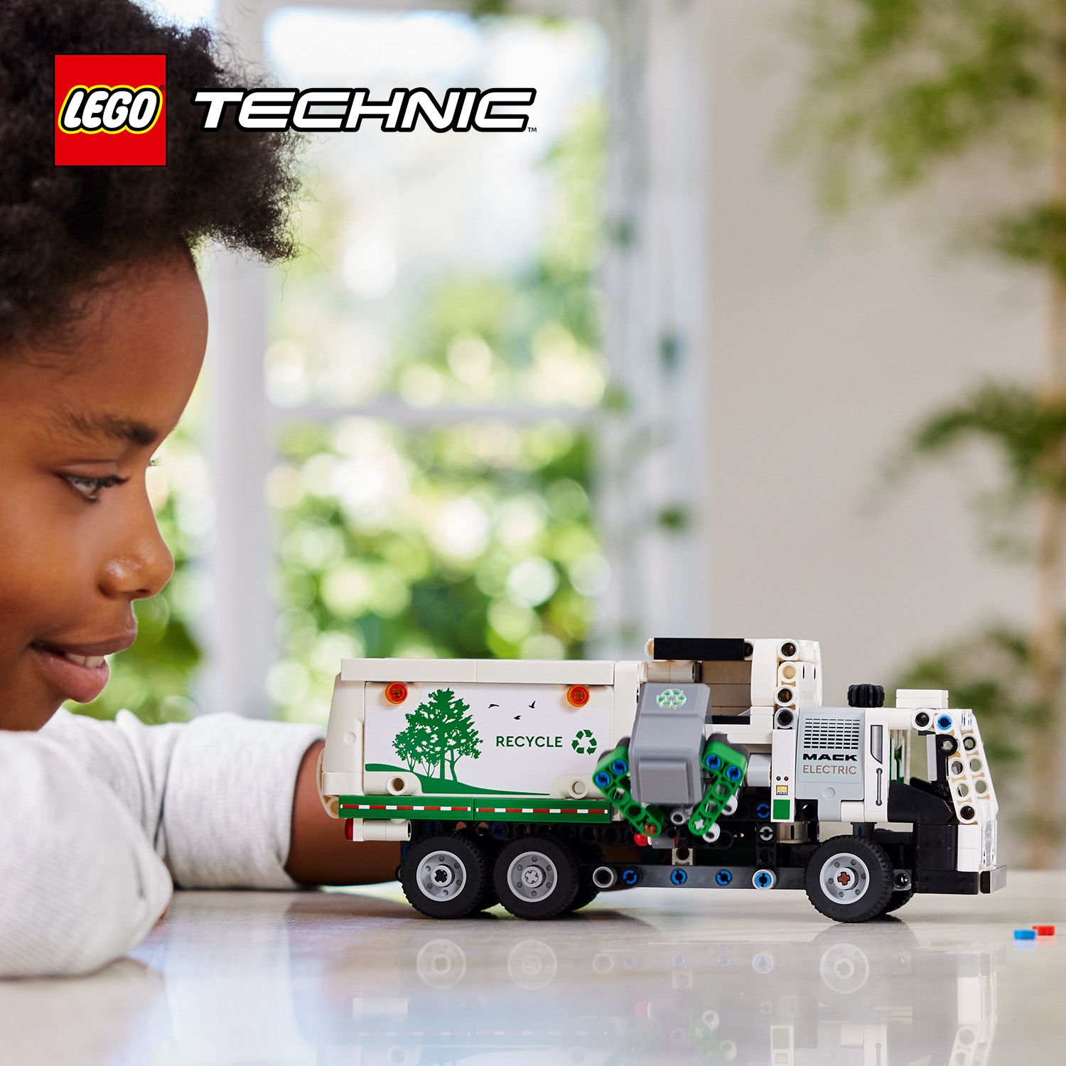 LEGO Technic 42167 Mack LR Electric Garbage Truck Building Set Toys ...