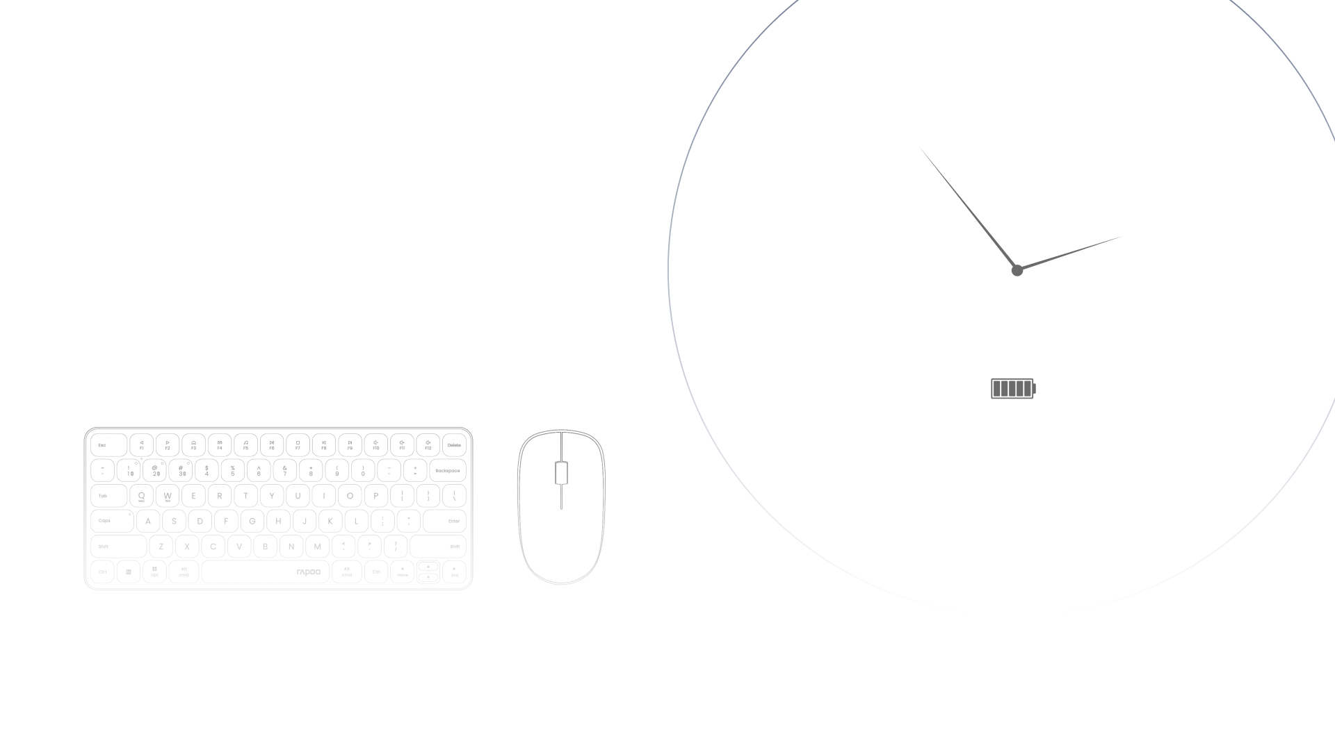 Rapoo รุ่น 9010M Multi-mode Wireless Keyboard & Mouse คีย์บอร์ด เม้าส์ ... Rapoo รุ่น 9010M Multi-mode Wireless Keyboard & Mouse คีย์บอร์ด เม้าส์ ...