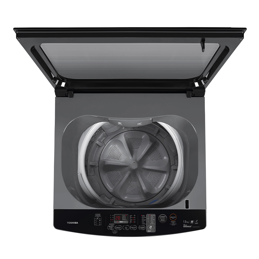 โตชิบา เครื่องซักผ้าฝาบน ขนาด 13 กก. รุ่น AW-DUM1400LT(SG) TOSHIBA TOP ...