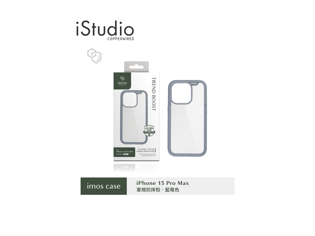 IMOS เคสใส TPU+PC Case สำหรับ iPhone 15 Pro / Pro Max l iStudio By ...