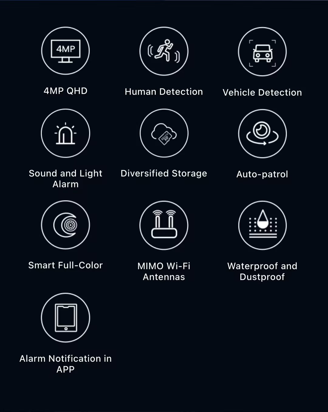 Tenda CH7 กล้องวงจร 4MP WiFi IP Camera Outdoor 2K กล้องไร้สาย Smart ...