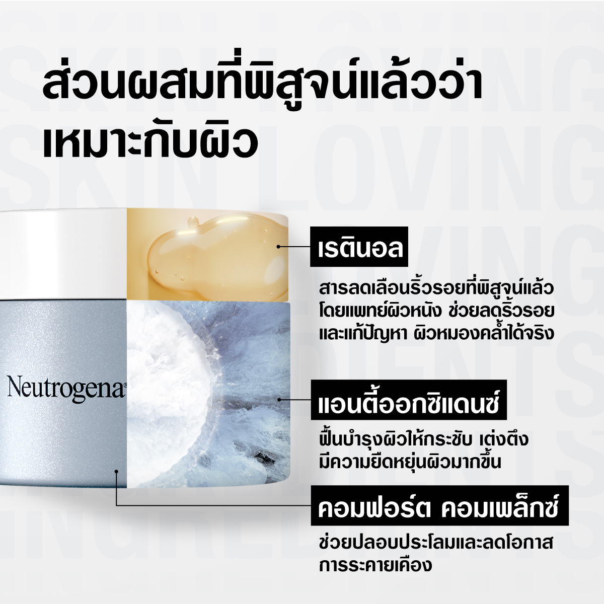 นูโทรจีนา วิซิเบิล รีแพร์ รีเจเนเรติ้ง ครีม 50ก Neutrogena Visible ...