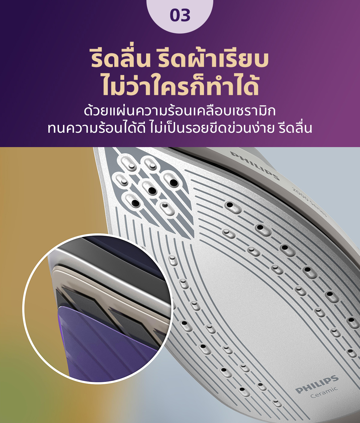 (Online Exclusive)Philips Steam generator iron 2000 series เตารีดแรงดัน ...