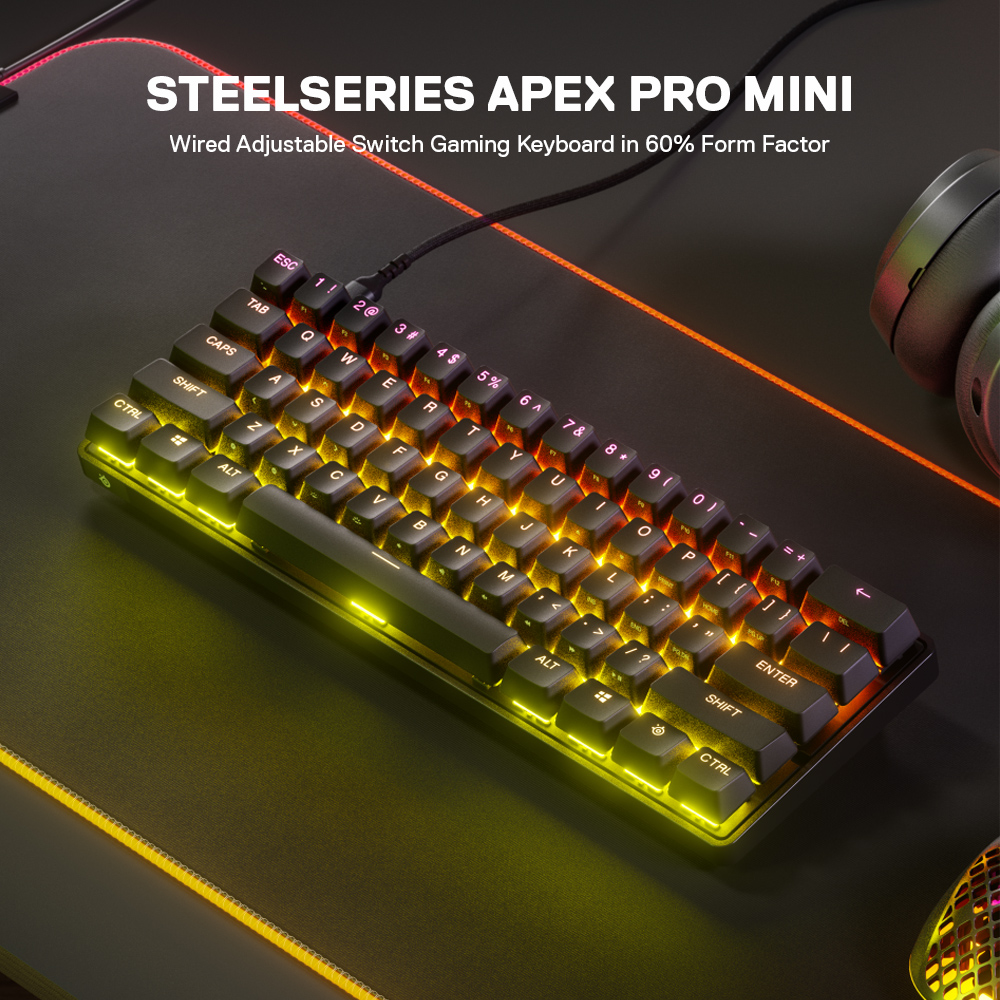 [Damaged Box] SteelSeries Apex Pro Mini Magnetic Gaming Keyboard ...