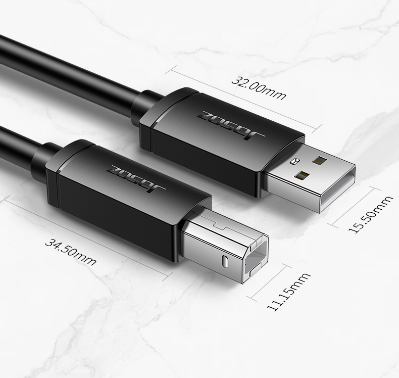 Seamwi USB A to USB B สายต่อปริ้นเตอร์ USB Printer Cable สําหรับเครื่อง ...