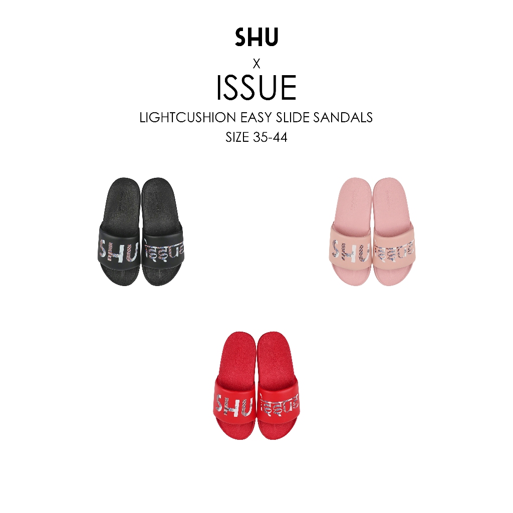 SHU X ISSUE LIGHTCUSHION EASY SLIDE SANDALS | Shopee Thailand