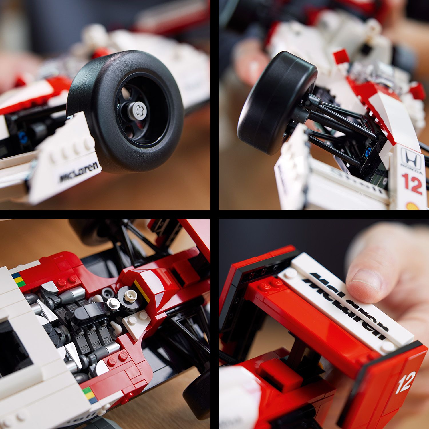 LEGO Icons 10330 McLaren MP4/4 & Ayrton Senna (693pcs.), Building ...