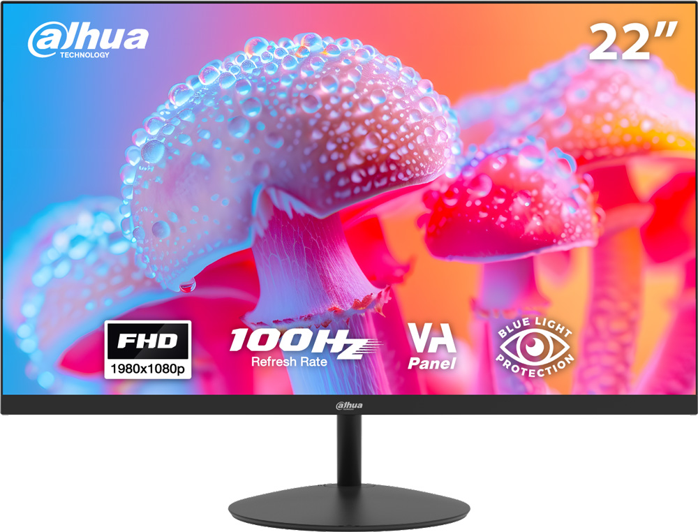 DAHUA Monitor(จอมอนิเตอร์) LM22-A200Y, 1080p FHD, 22'' VA 100Hz ...