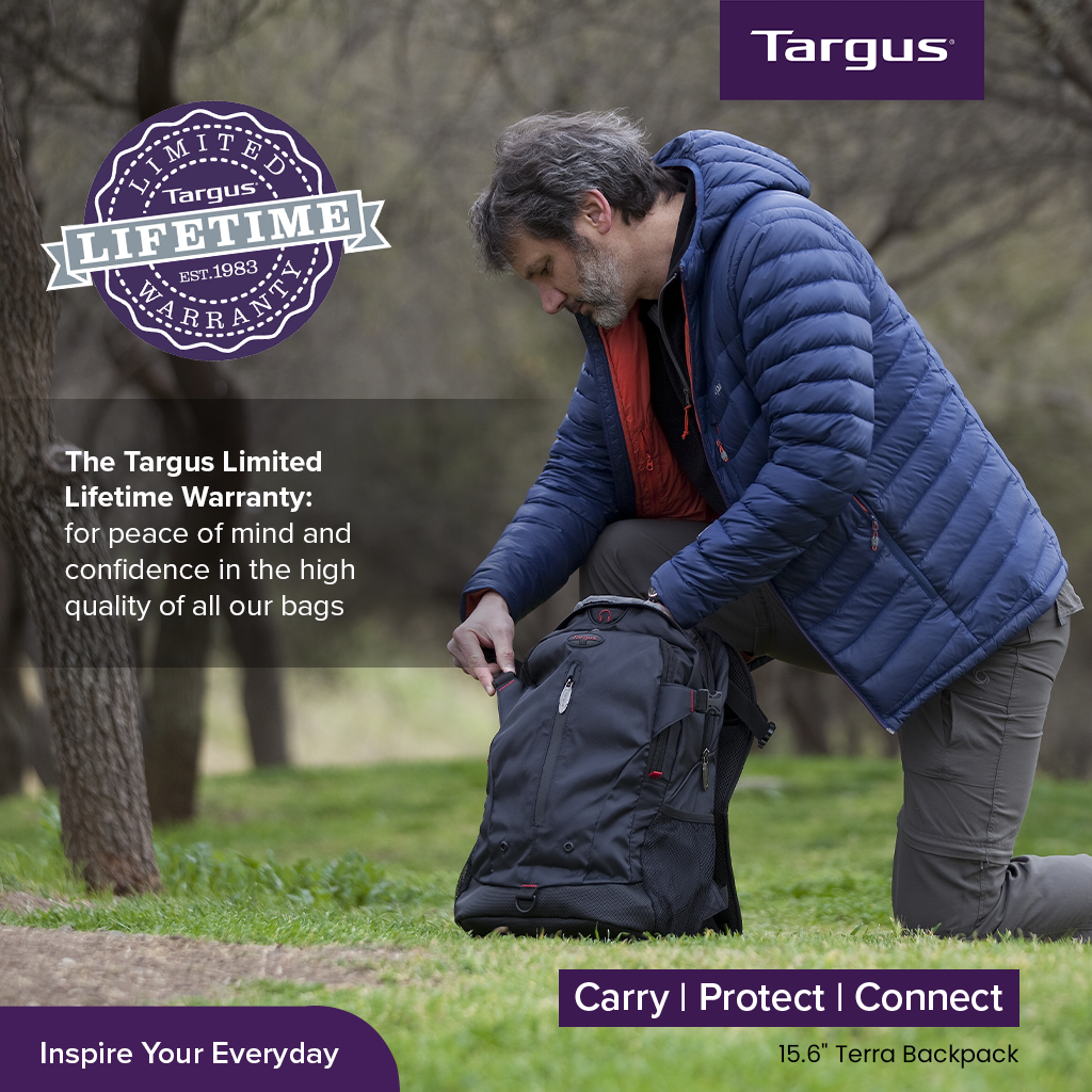 Targus กระเป๋าโน๊ตบุ๊ค 15.6" Terra Backpack (TSB226AP) | Shopee Thailand