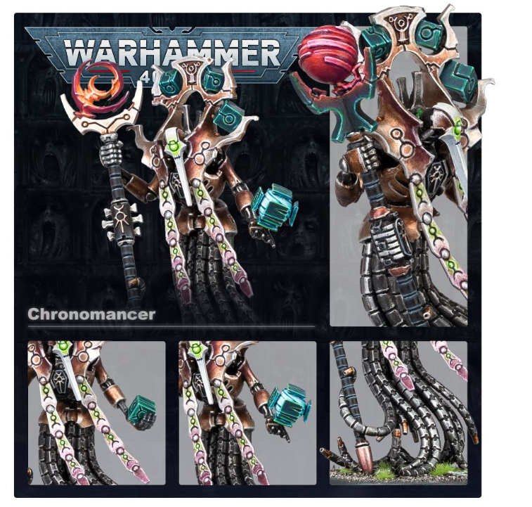 [GW พร้อมส่ง] WARHAMMER 40K: NECRONS: CHRONOMANCER โมเดลเกมสนามจำลอง ...