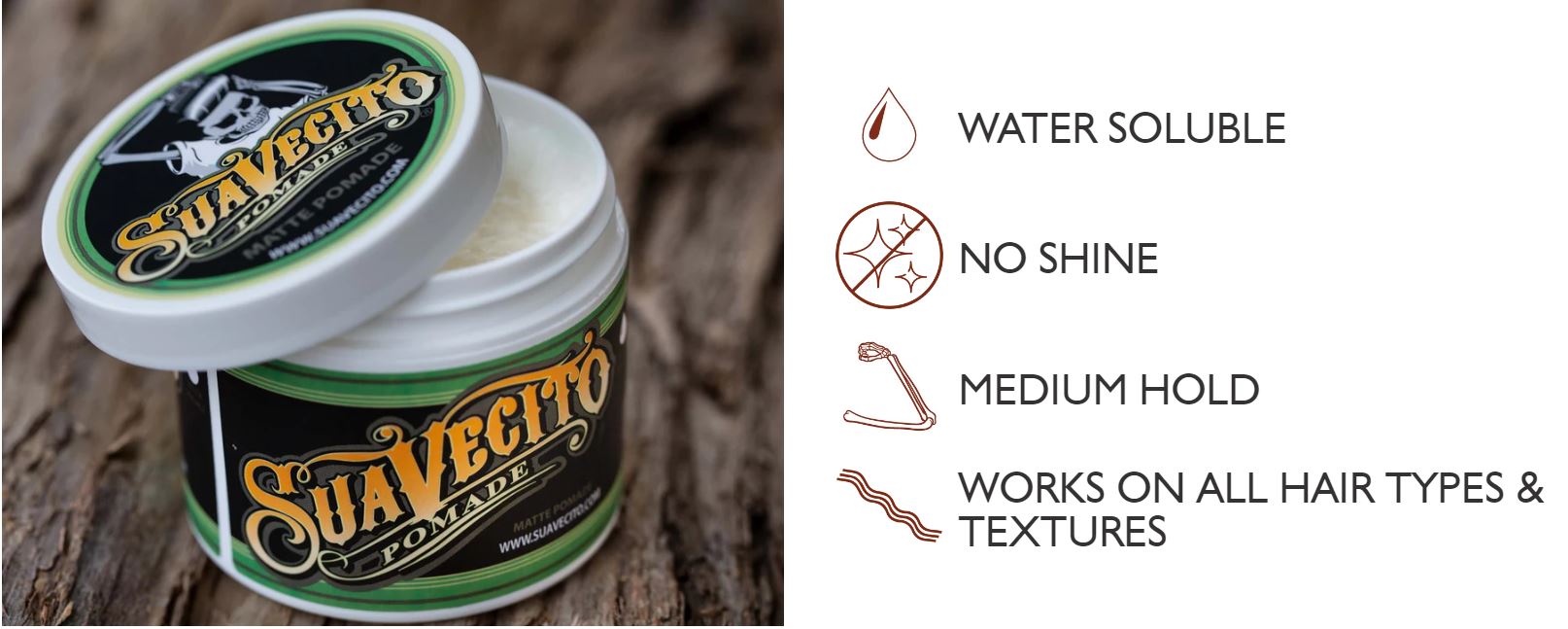 Suavecito - Matte Pomade (4oz) | Shopee Thailand