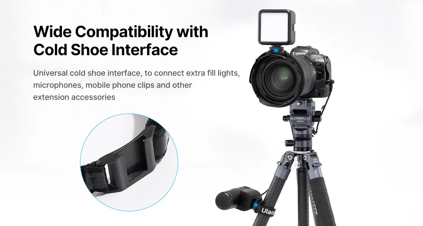 Ulanzi CA08 Cold Shoe Extension Strap สายรัดกล้อง DSLR เพิ่มช่องต่ออุปกรณ์ ไฟแฟลช ไฟเซลฟี่ ...