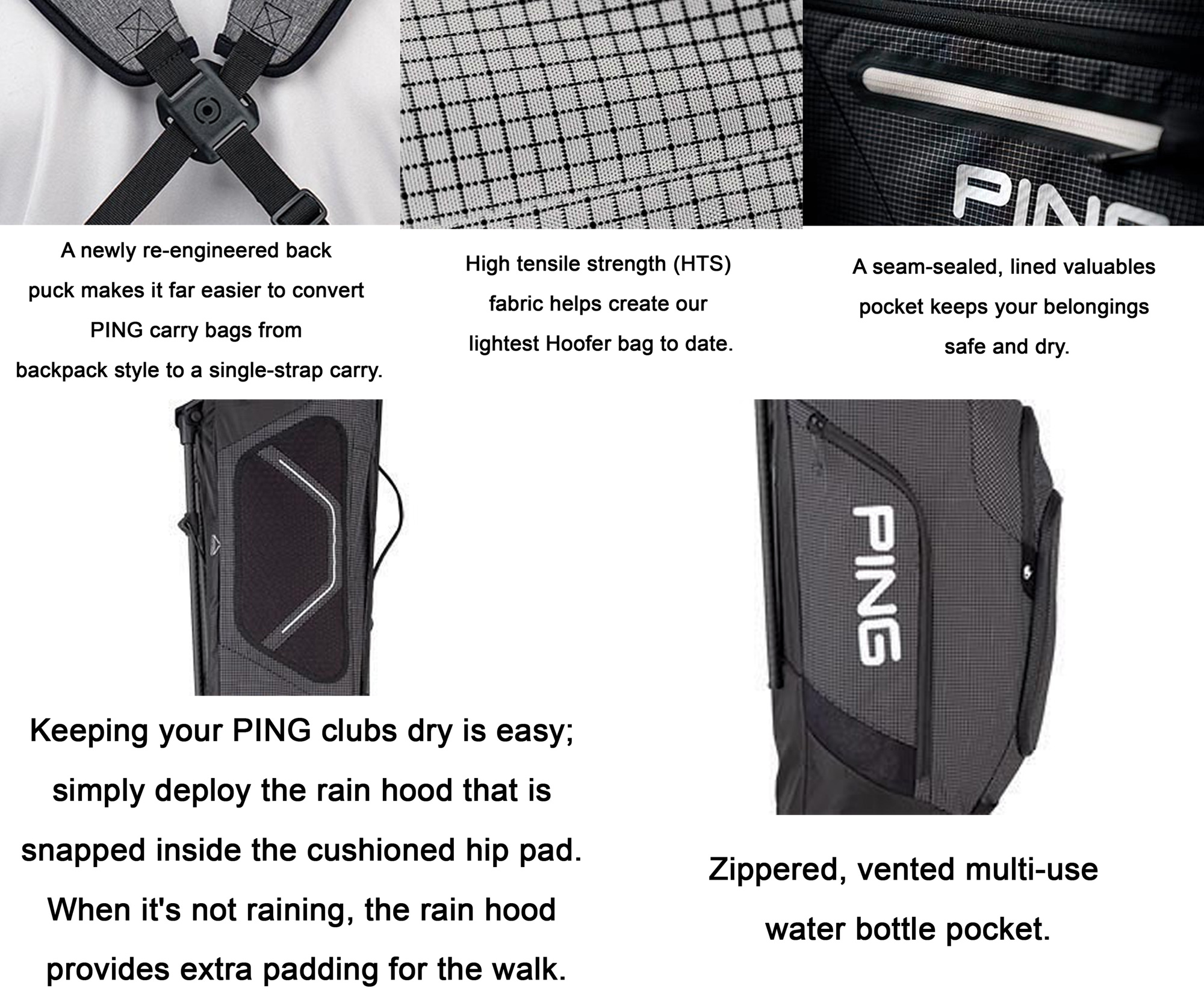 PING BAG HOOFER CRAZ-E-LITE 201 PING CARRY BAG ถุงกอล์ฟ | Shopee Thailand