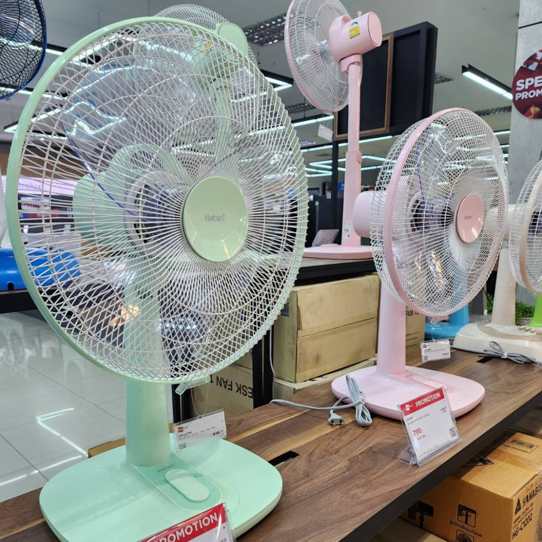 [พร้อมส่ง] พัดลม ตั้งโต๊ะ HATARI รุ่น T16M1 16 นิ้ว / T16M5 16 นิ้ว สี ...