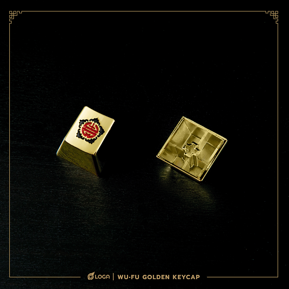 LOGA WU-FU : Chinese talisman metallic keycap | Shopee Thailand