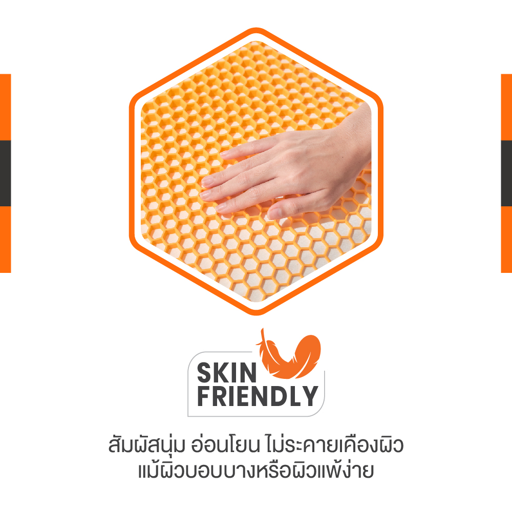 [ฟรี ปลอกหมอน] ERGOTREND หมอนเพื่อสุขภาพ Hexpert 3D Honeycomb grid ERGONOMIC PILLOW | Shopee ...