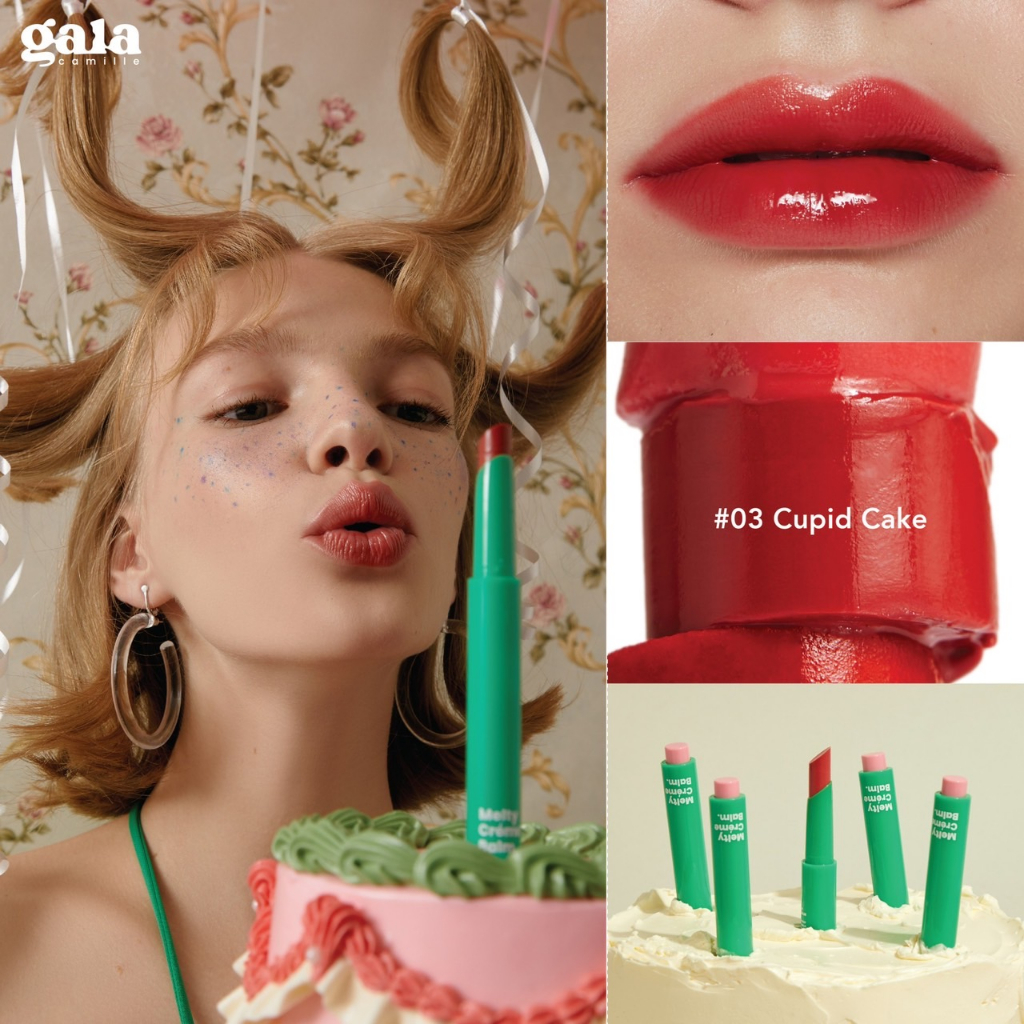 (แพ็คคู่) Gala Camille Melty Creme Balm Lip Balm ลิปบาล์ม ลิปสติก ลิป ...