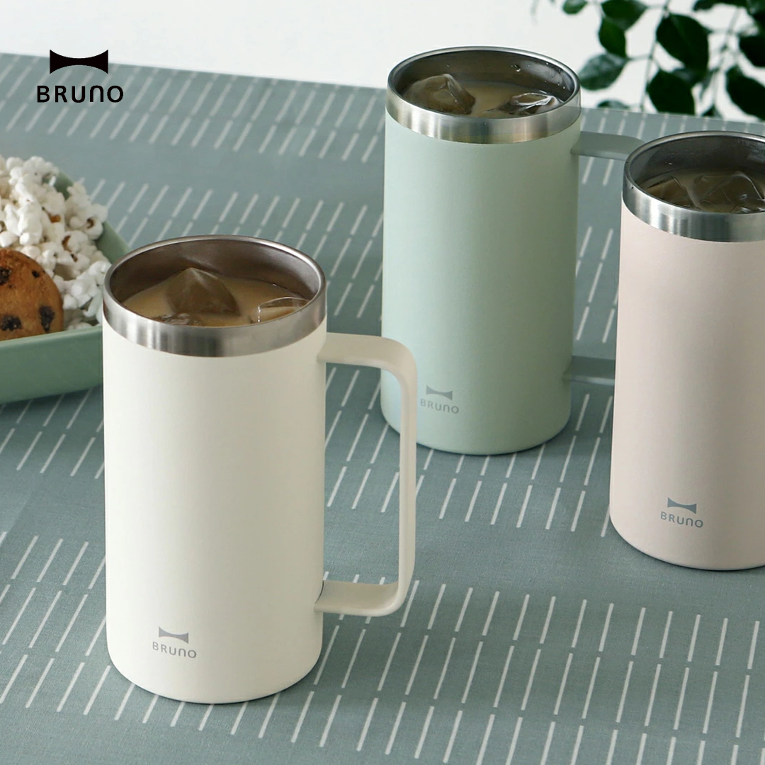 BRUNO Stainless Mug with Handle 500ml.- BHK295 แก้วน้ำหูจับสแตนเลสเก็บ ...