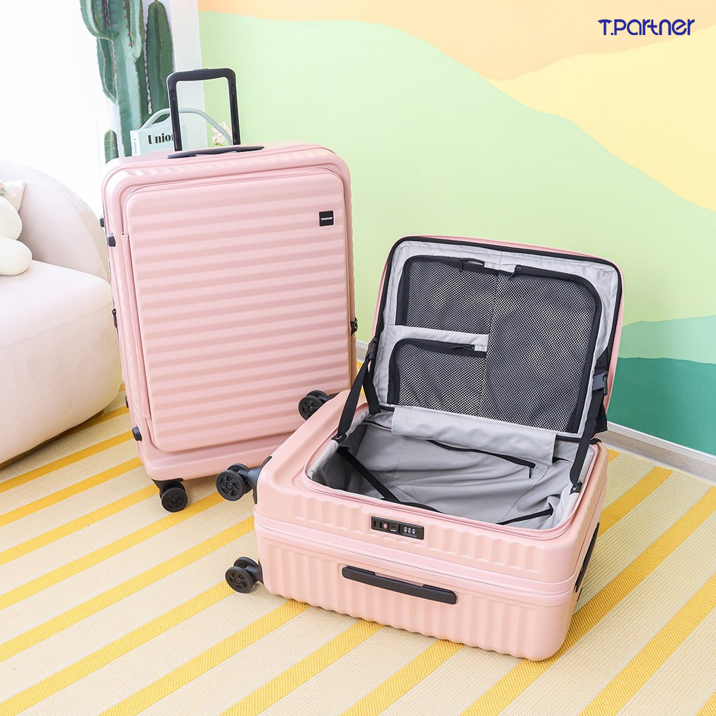 [รับประกัน3ปี]Tpartner กระเป๋าเดินทางดีไซน์เปิดหน้า Pro-II Series ใส่โน็ตบุ้ค 14 นิ้ว ขยายข้าง ...