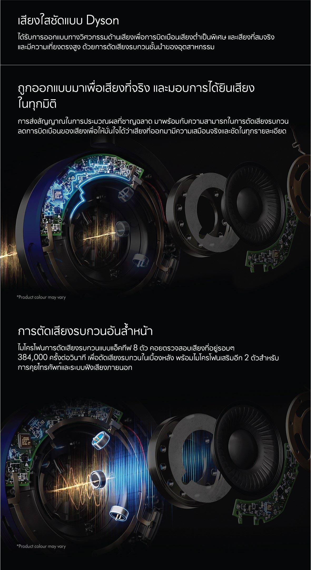 Dyson Zone ™ Absolute noise-cancelling headphones (Ultra Blue/Prussian Blue) เฮดโฟนตัดเสียงรบกวน ...