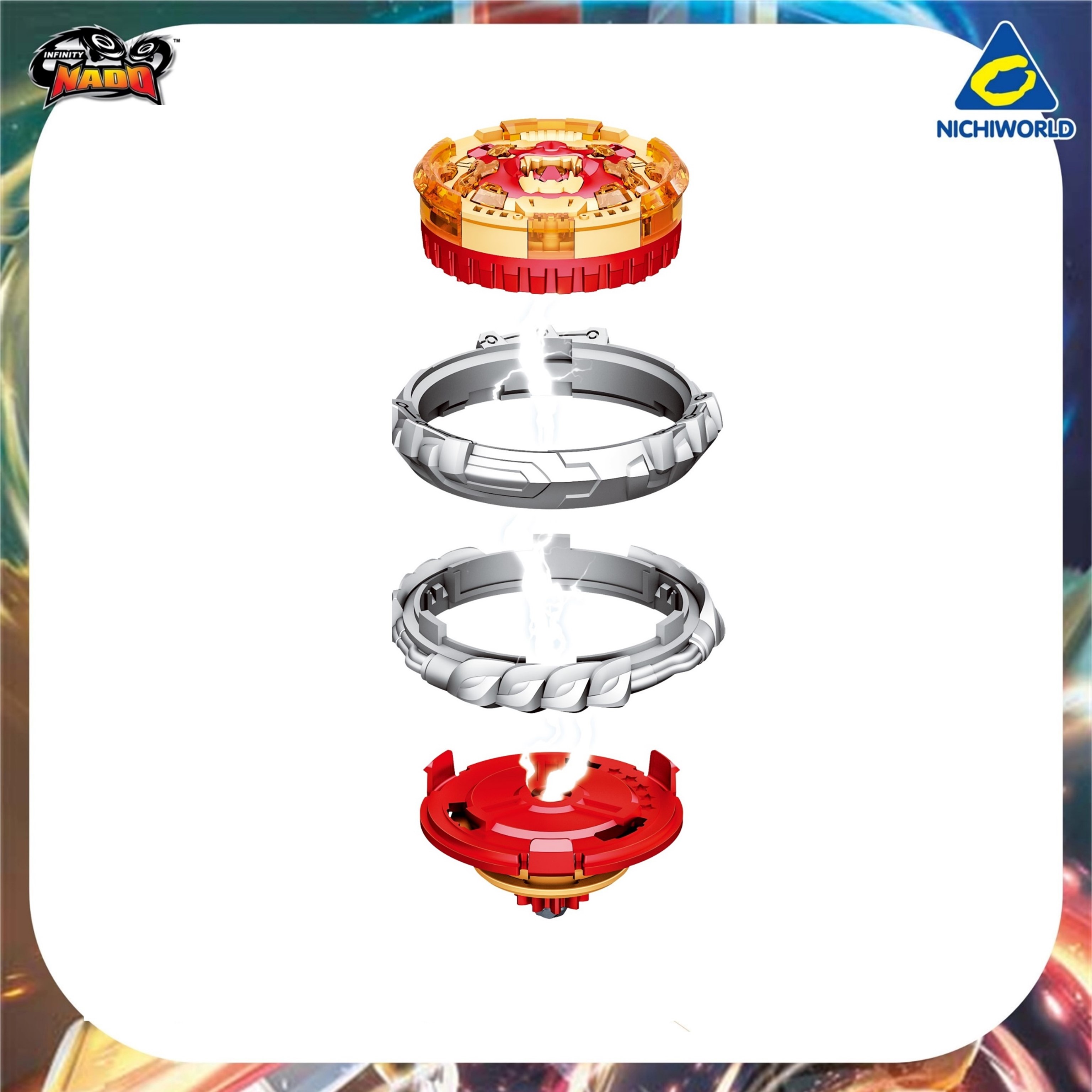 Infinity Nado 6 Proskill Pack - Blazing War Bear ของเล่นนาโด้โปรสกิลแพค ...