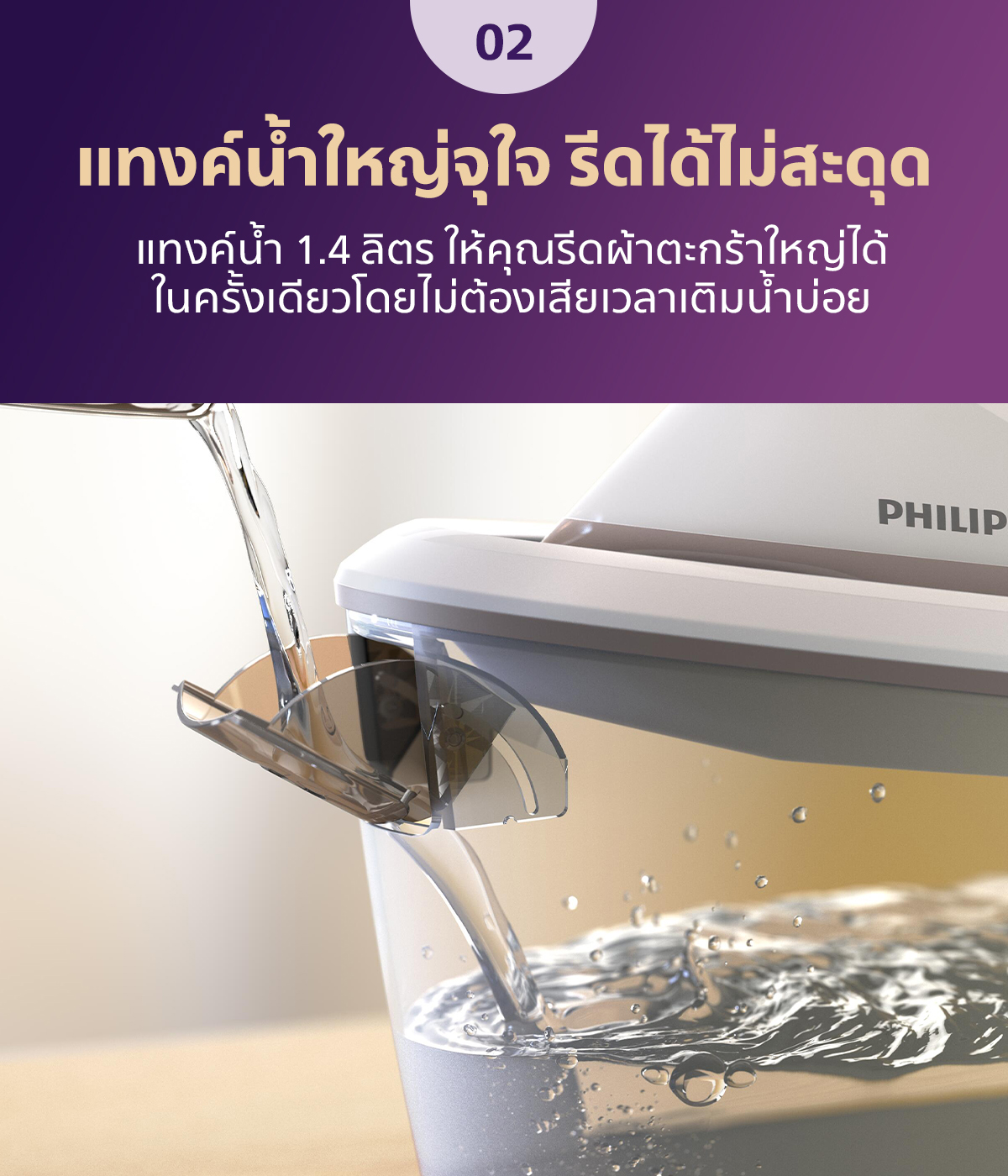 (Online Exclusive)Philips Steam generator iron 2000 series เตารีดแรงดัน ...