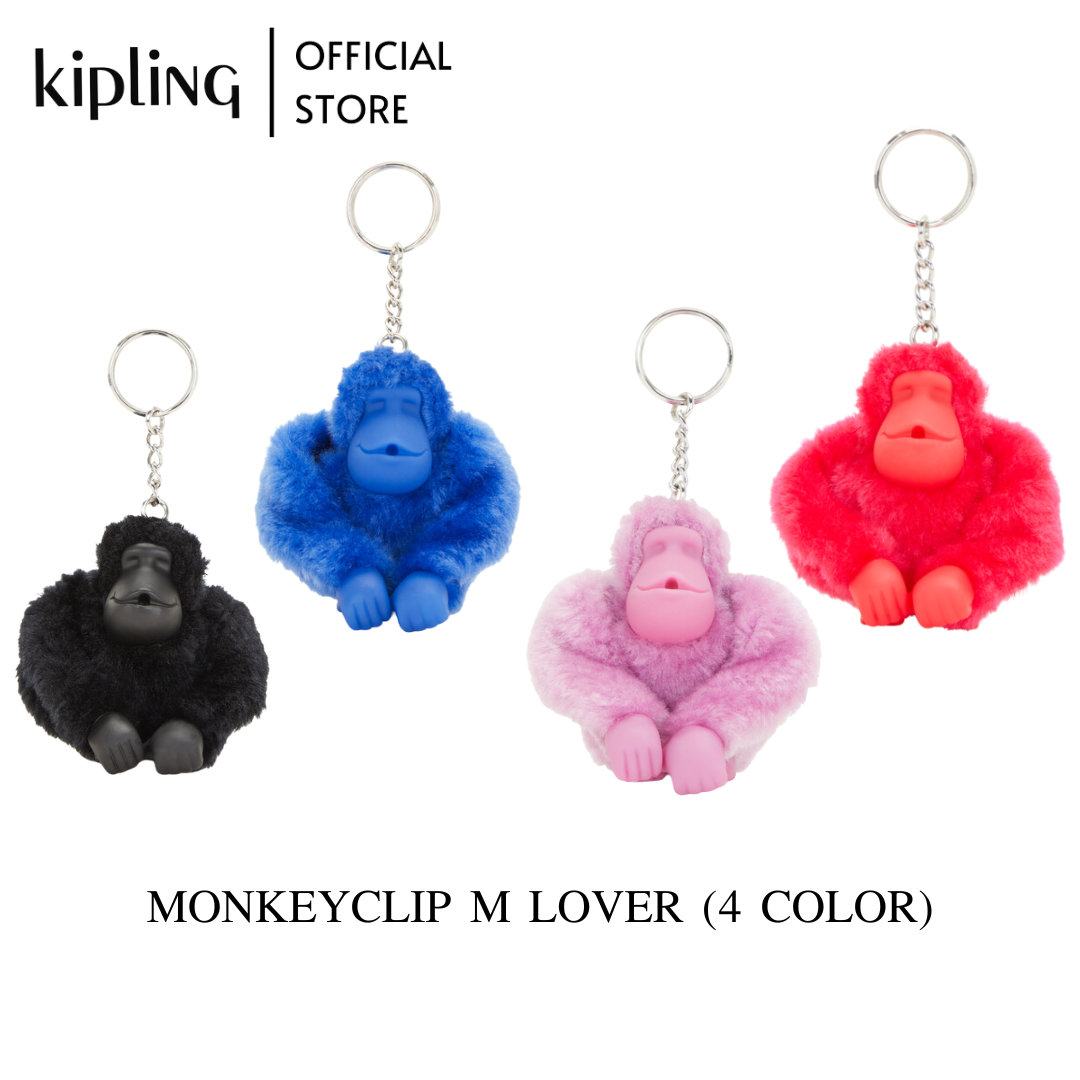 พวงกุญแจ Kipling ไซต์ M คละสี MONKEYCLIP M LOVER (4 COLOR) รวม 4 ตัว | Shopee Thailand