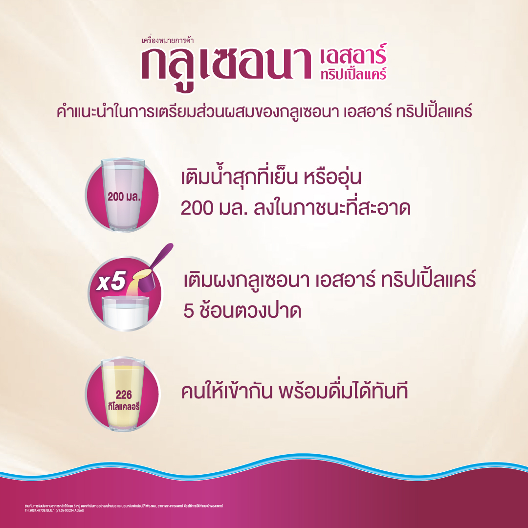 [ส่งฟรี] Glucerna SR กลูเซอนา เอสอาร์ กลิ่นวานิลลา 380g 3 กระป๋อง Glucerna SR Vanilla 380g x3 ...