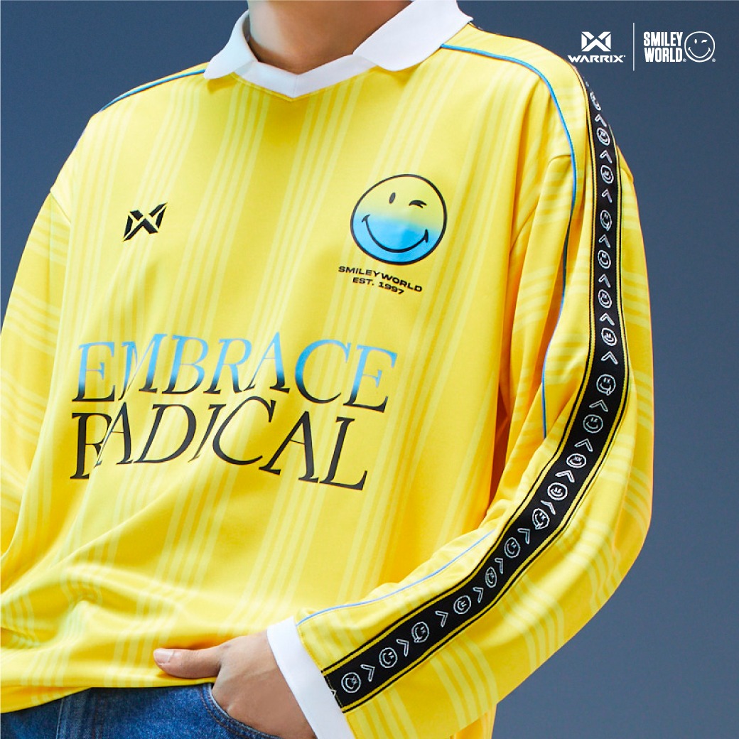 WARRIX เสื้อฟุตบอล Football Jersey Long Sleeve Smiley World Collection ...