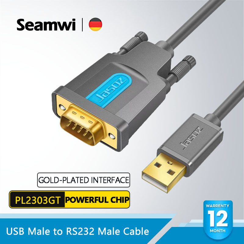 Seamwi USB to RS232 DB9 Serial Cable with PL2303 Chipset For Windows ...